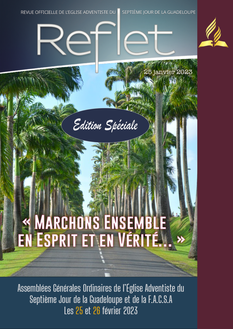 Reflet – Édition spéciale: Assemblées Générales Ordinaires de l’Église Adventiste du Septième ...